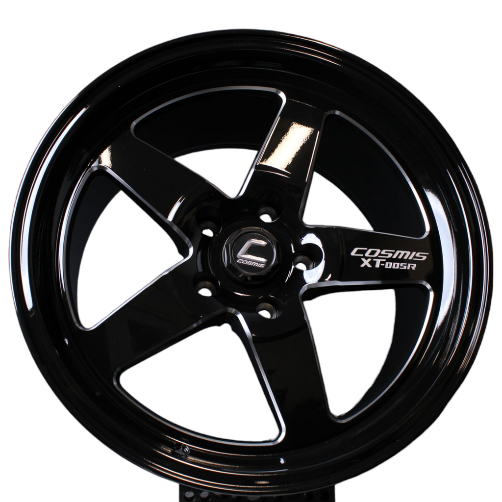 Cosmis Wheels XT-005R Black w/ Machined Spokes 18x10 +38 5x120 – Cosmis ...