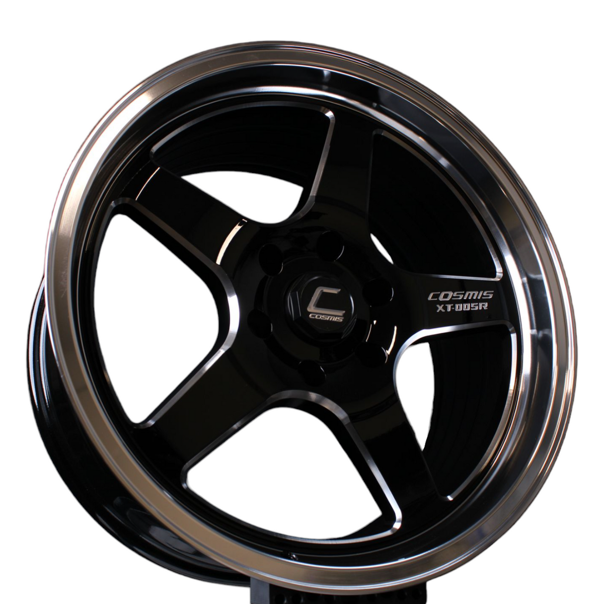 Cosmis Wheels XT-005R Black w/ Machined Lip 20x10 +13 6x135 Ford F150 ...
