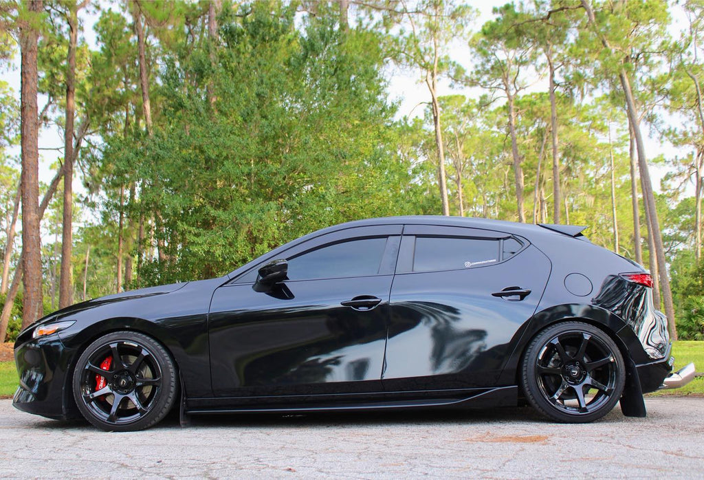 Cosmis Wheels WRX STi Lexus Mazda MR7 Black Wheel 18x9 +25 5x114.3 ...