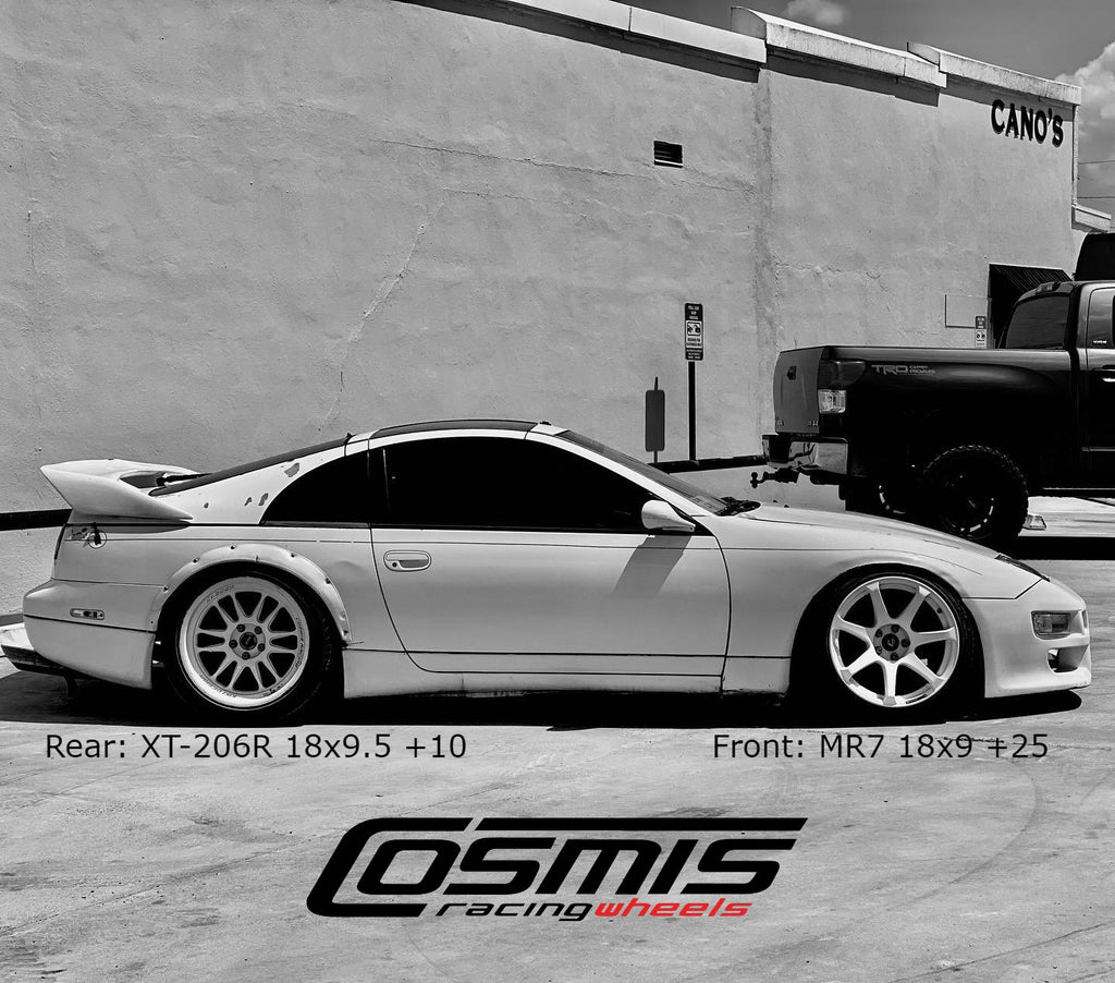 Cosmis Racing MR7 White Wheel 18x9 +25 5x114.3 – Cosmis Racing Wheels USA