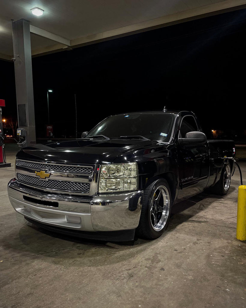 Cosmis XT-005R Black w/ Machined Lip Wheel 20x9.5 +15 6x139.7 (6x5.5) – Cosmis Wheels