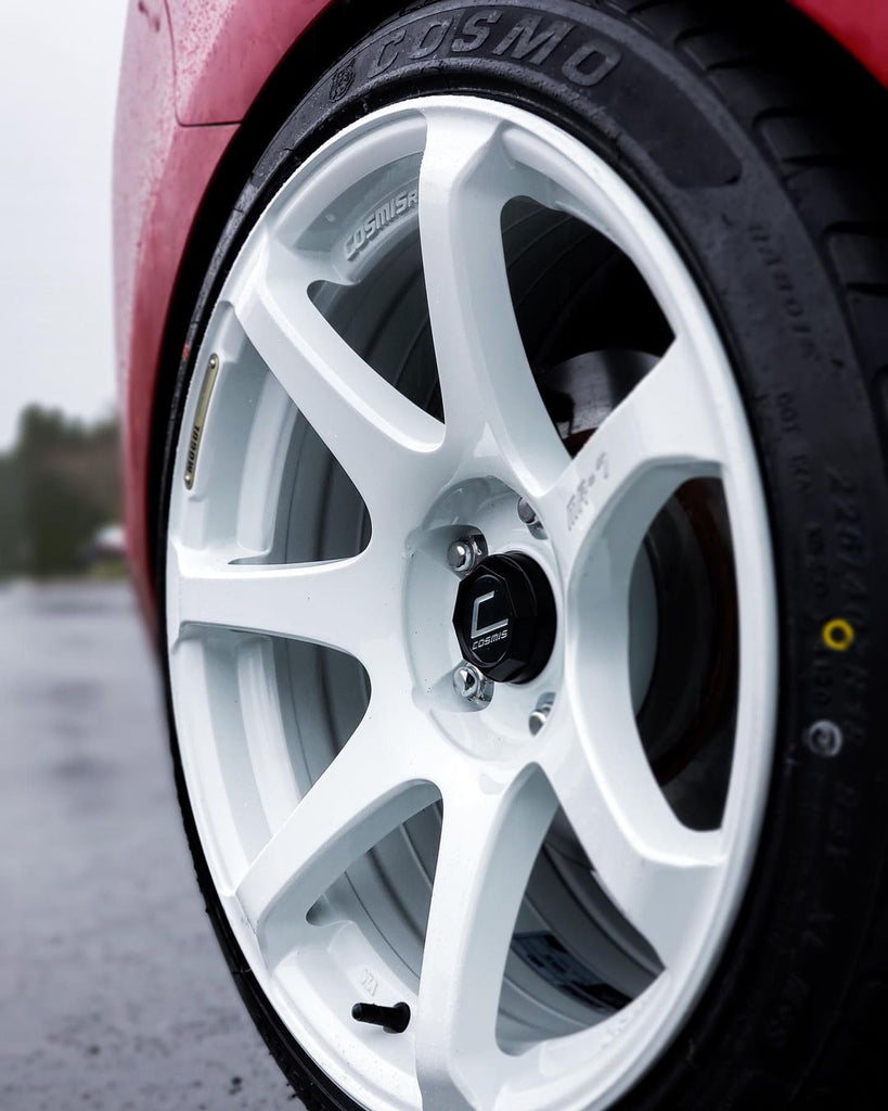 Cosmis Racing MR7 White Wheel 18x9 +25 5x114.3 – Cosmis Racing Wheels USA