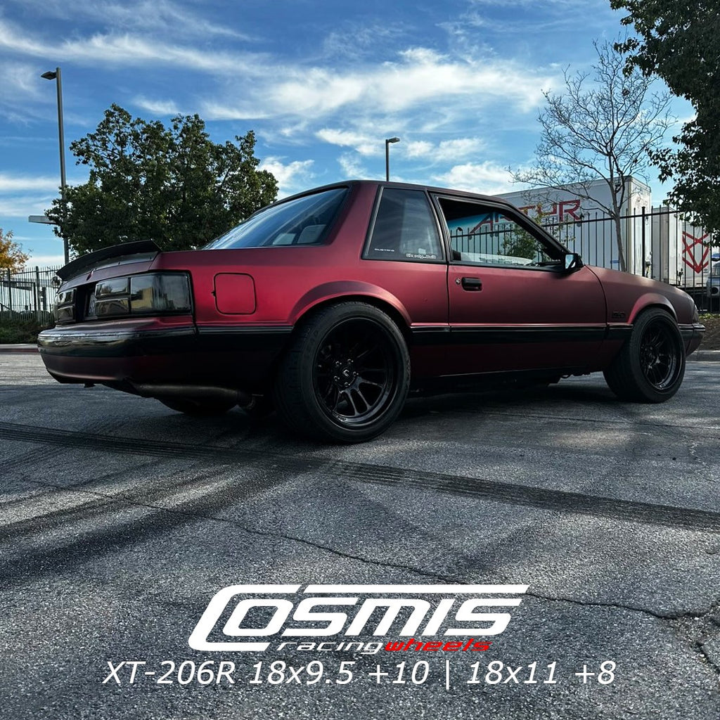 Cosmis Wheels XT-206R Black Wheel 18x9.5 +10 5x114.3 – Cosmis Racing Wheels USA